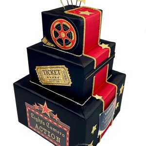 Hollywood Theme Card Box / Guest Book With Pen - Etsy
