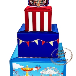 CARNIVAL Themed Card Box, Carnival Birthday Card Box - Etsy
