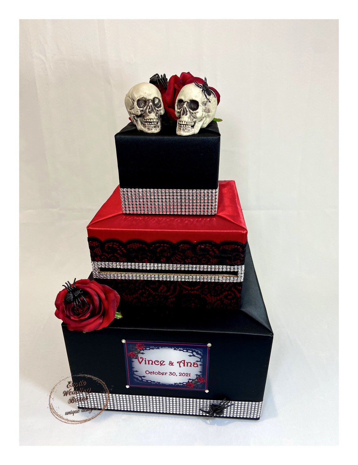 Halloween Gothic Theme Card Box | Etsy