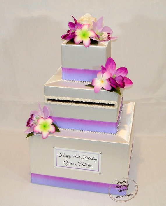 Hawaiian Wedding Card Box Hawaiian Card Box Etsy
