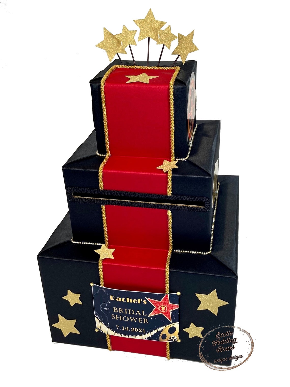 Hollywood Theme Card Box / Guest Book With Pen - Etsy