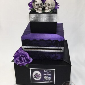 Halloween Theme Party -gothic Weddign Card Box - Etsy