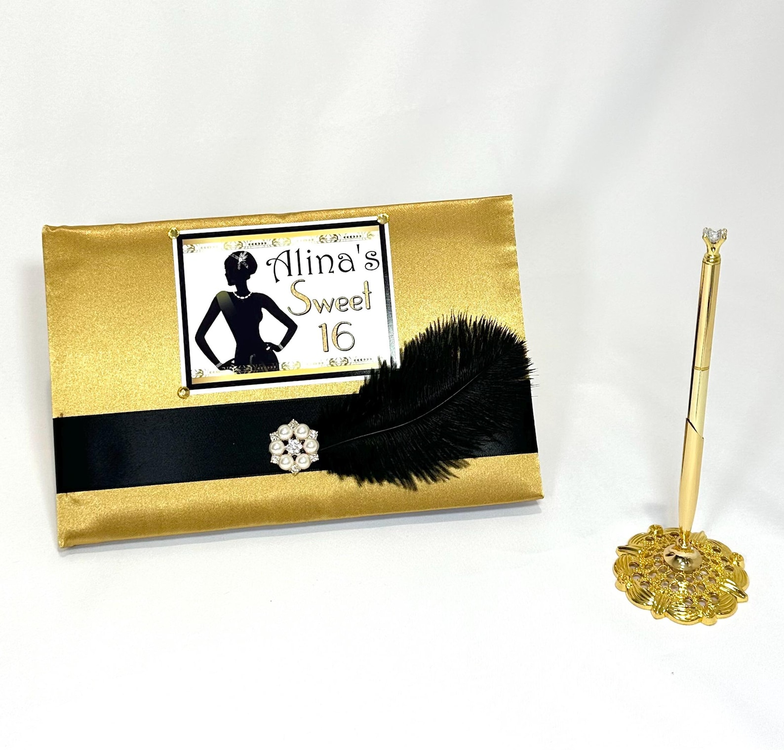 Gatsby Card Box & Guest Book | Art Deco Wedding Decor - Etsy