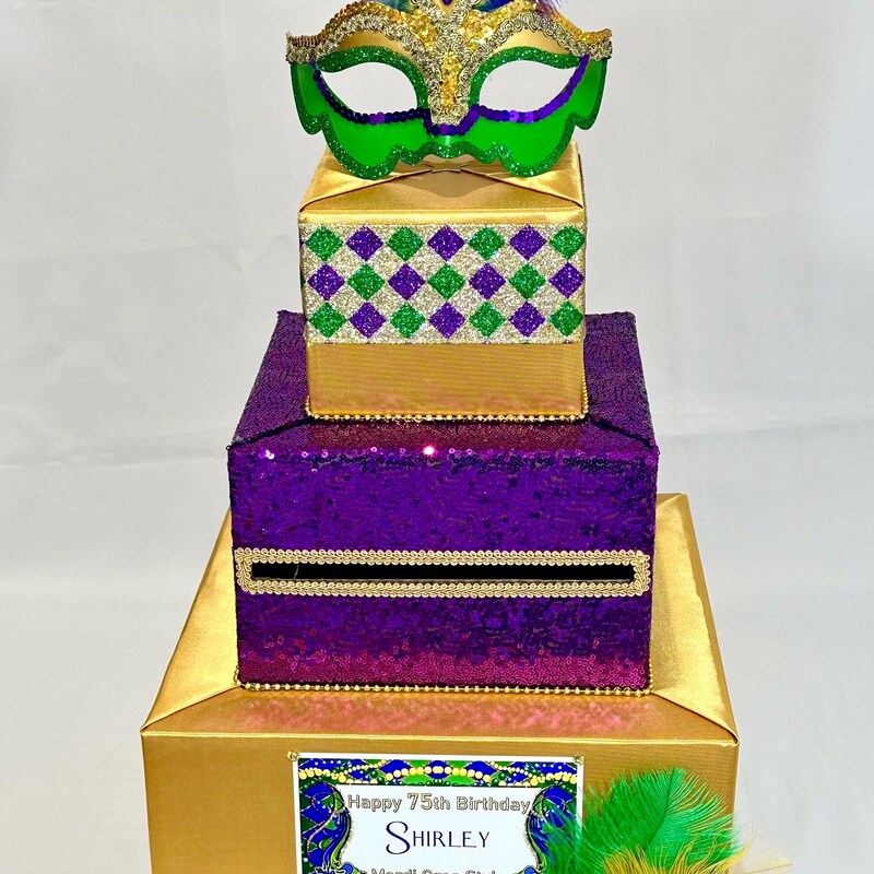 Mardi Gras Box - Etsy
