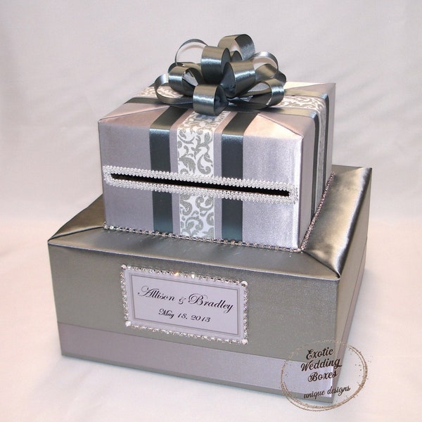 2 Tiered Card Box - Etsy