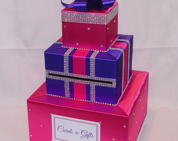 Light Pink Sweet 16 Card Box - Etsy