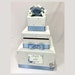 Dusty Blue and Ivory Wedding Card Box, Dusty Blue Wedding Theme - Etsy