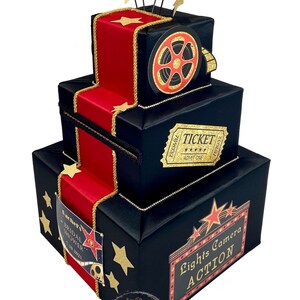 Hollywood Themed Card Box for Any Hollywood Themed Party - Etsy
