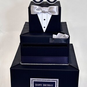 GENTLEMAN Themed Gift Card Box for Birthday Celebration - Etsy