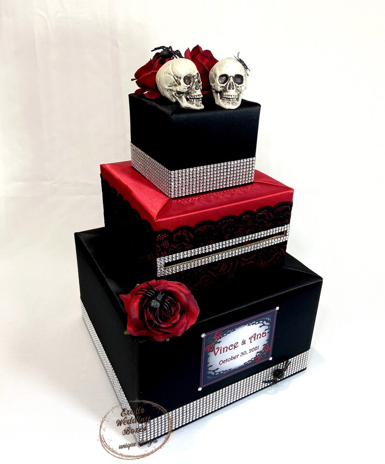 Halloween Gothic Theme Card Box | Etsy