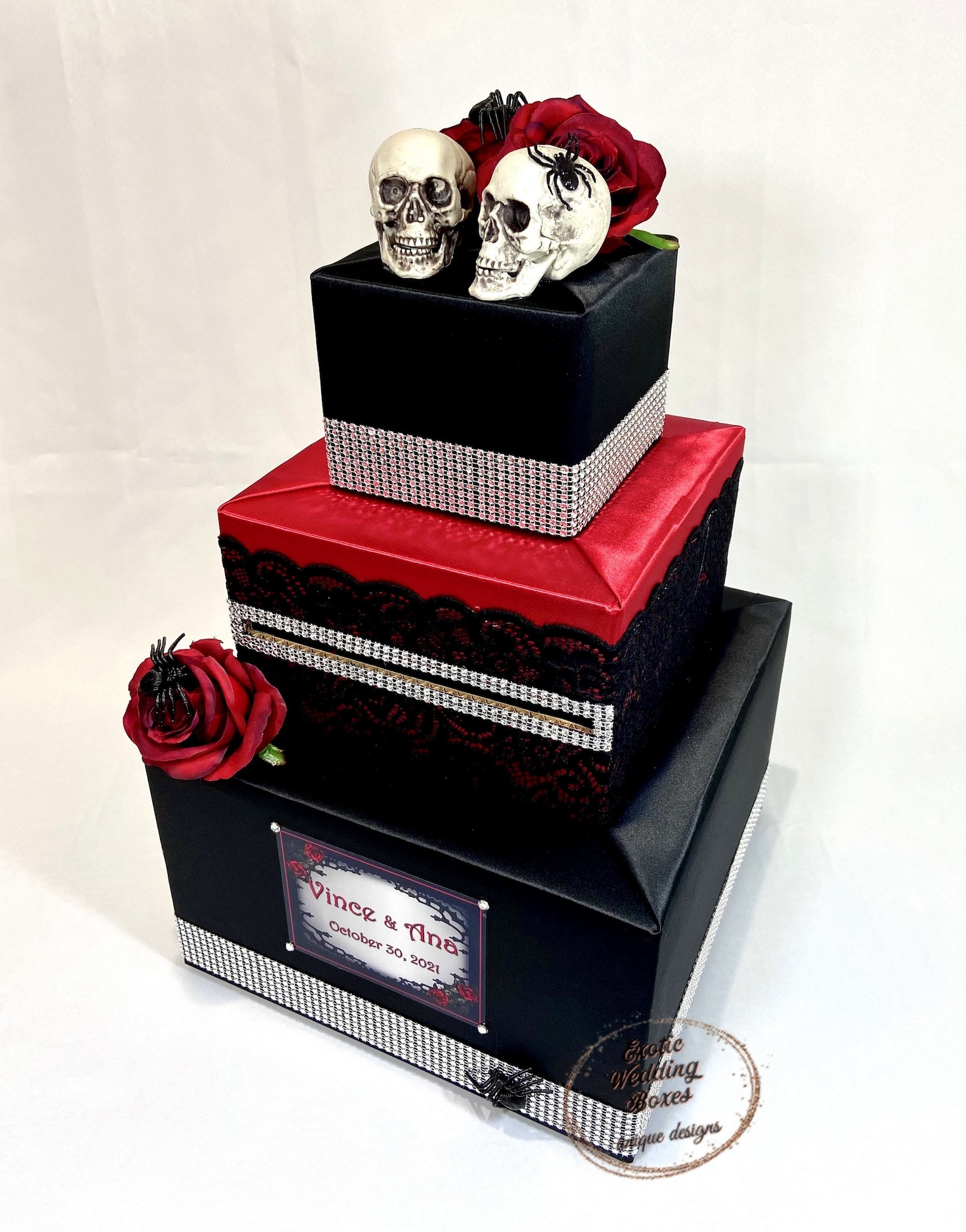 Halloween Gothic Theme Card Box - Etsy