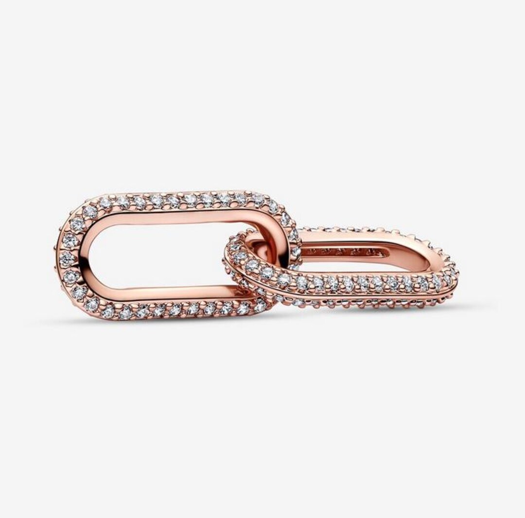Pandora ME Pavé Double Styling Link PANDORA - Etsy