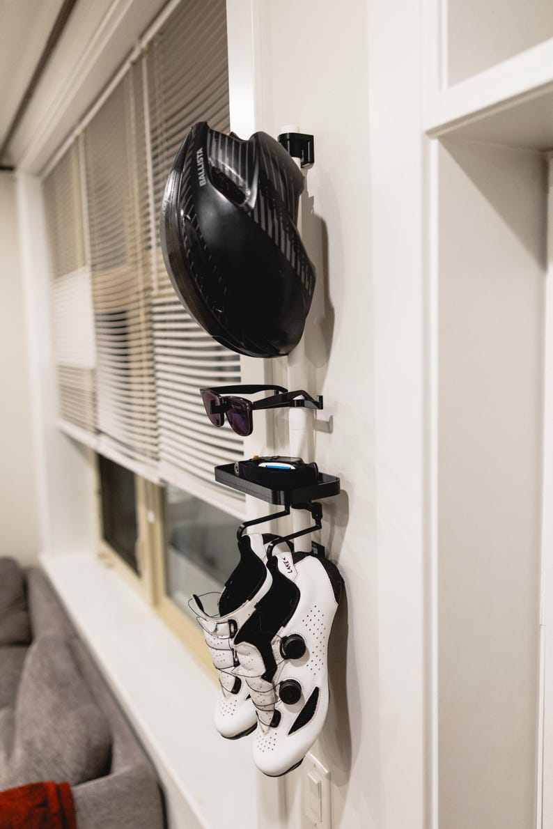 Cycling Gear Wall Organizer - Etsy