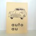 Vintage Picture Flash Card Car Auto Large 8 by 5 1/2 Paper Ephemera ...