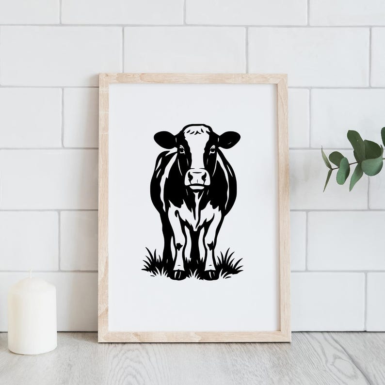Simmental Cow SVG Bundle | 35 Dairy Cattle Clipart | Cow Bull SVG Png ...