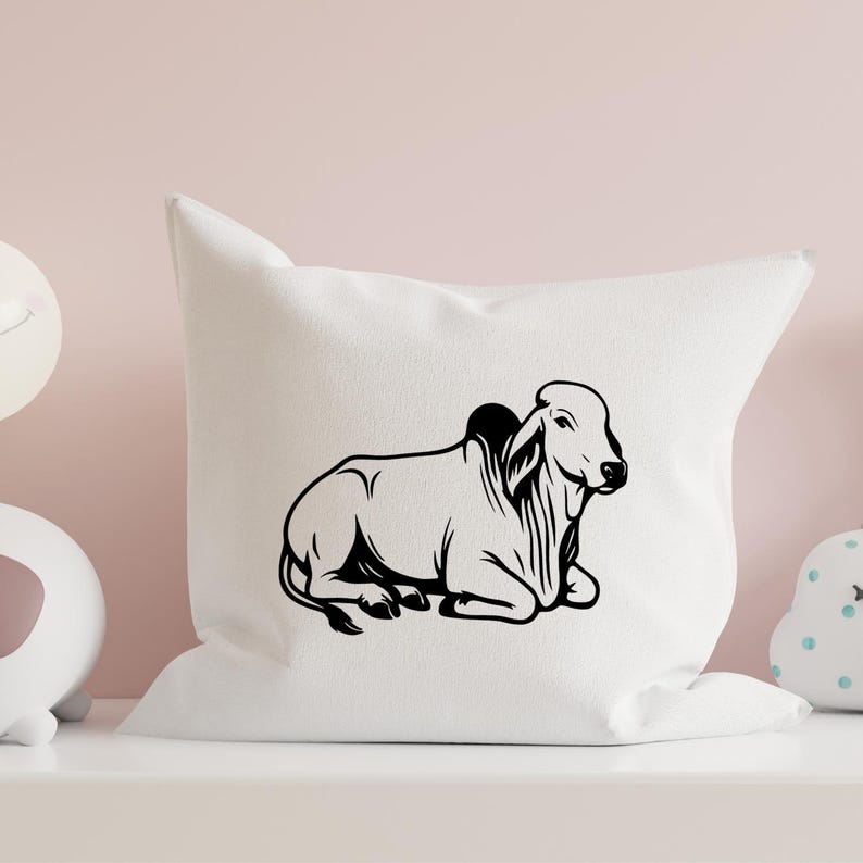 Brahman Cattle SVG Bundle, 40 Unique Farm Animal Graphics for Cricut ...