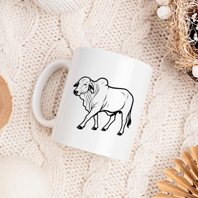 Brahman Cattle SVG Bundle, 40 Unique Farm Animal Graphics for Cricut ...