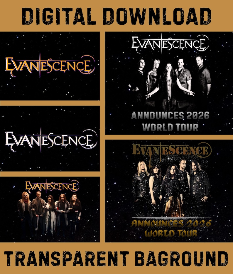 Evanescence PNG Files; Digital Download. PNG Ready Print to T Shirt - Etsy