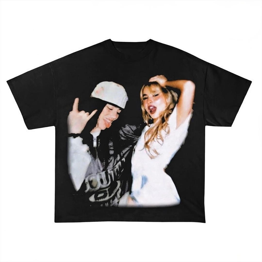 Billie Eilish and Sabrina Carpenter T-shirt PNG - Etsy