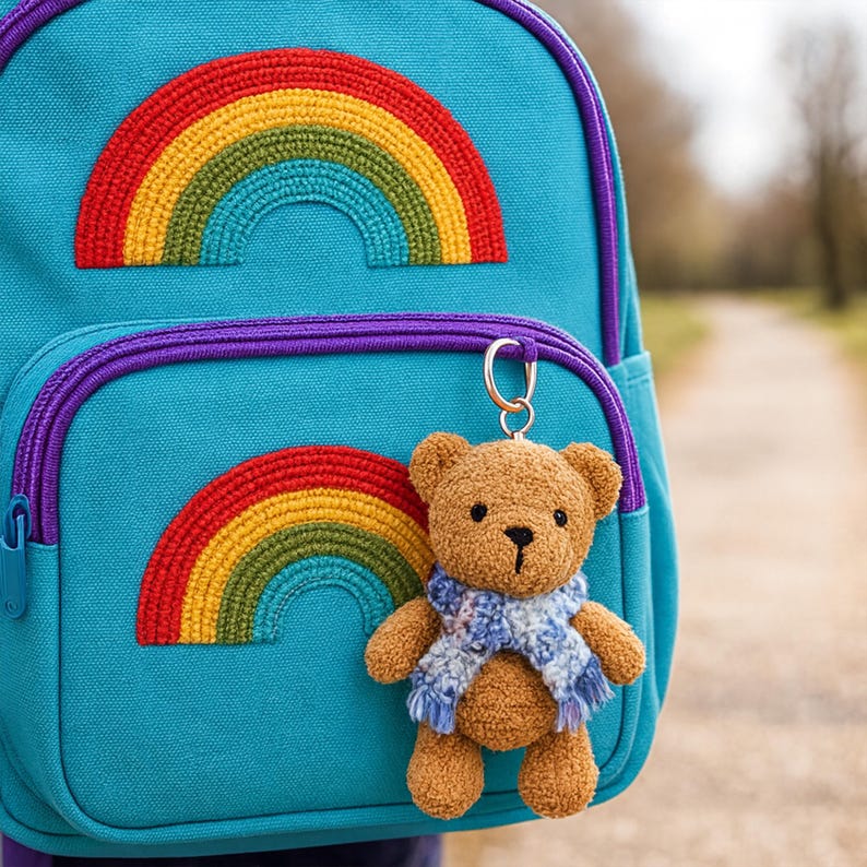 Teddy Bear Amigurumi Crochet Pattern PDF, Plush Toy Tutorial, Soft Yarn ...