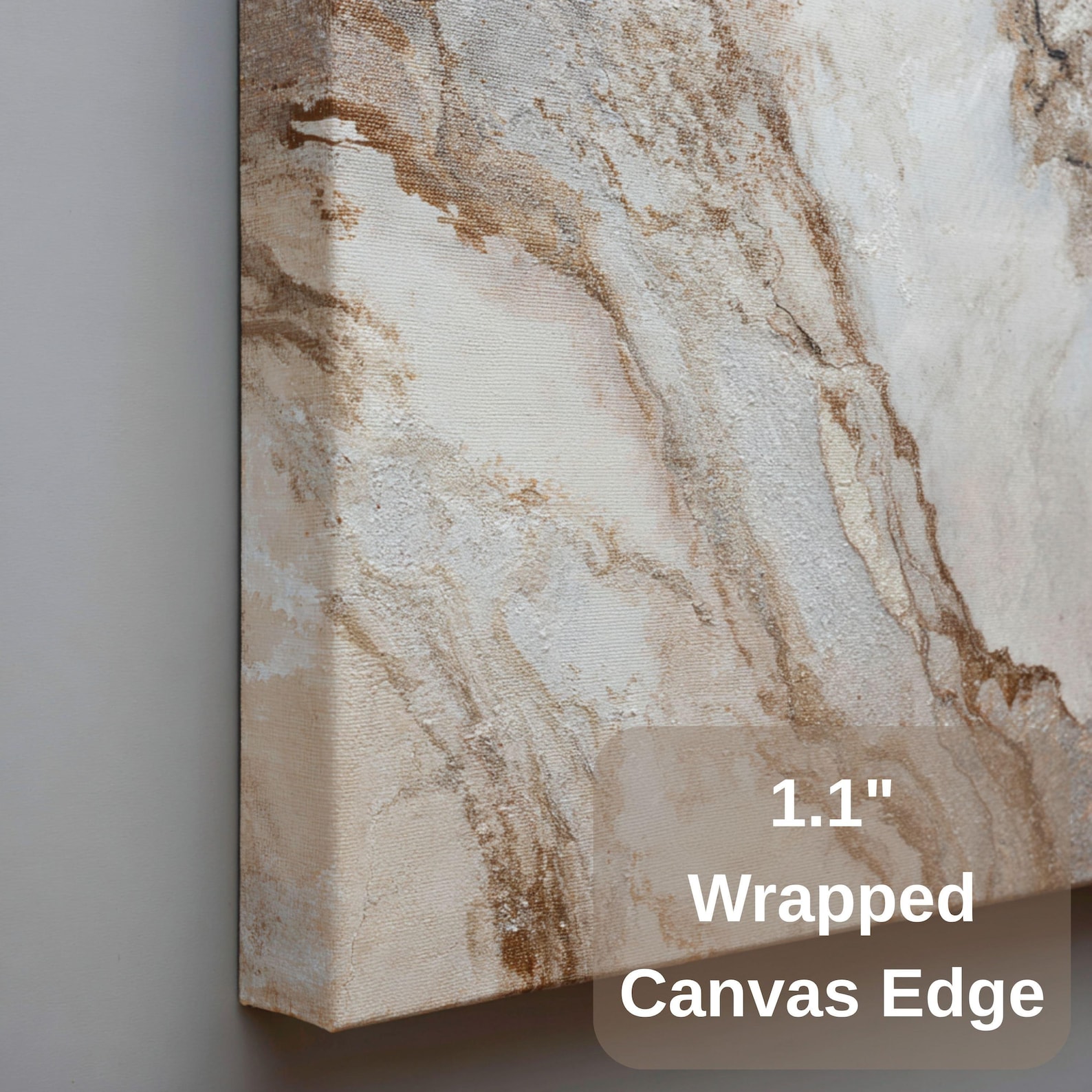 Neutral Tones Abstract Canvas, Modern Wall Art, Beige and Black ...