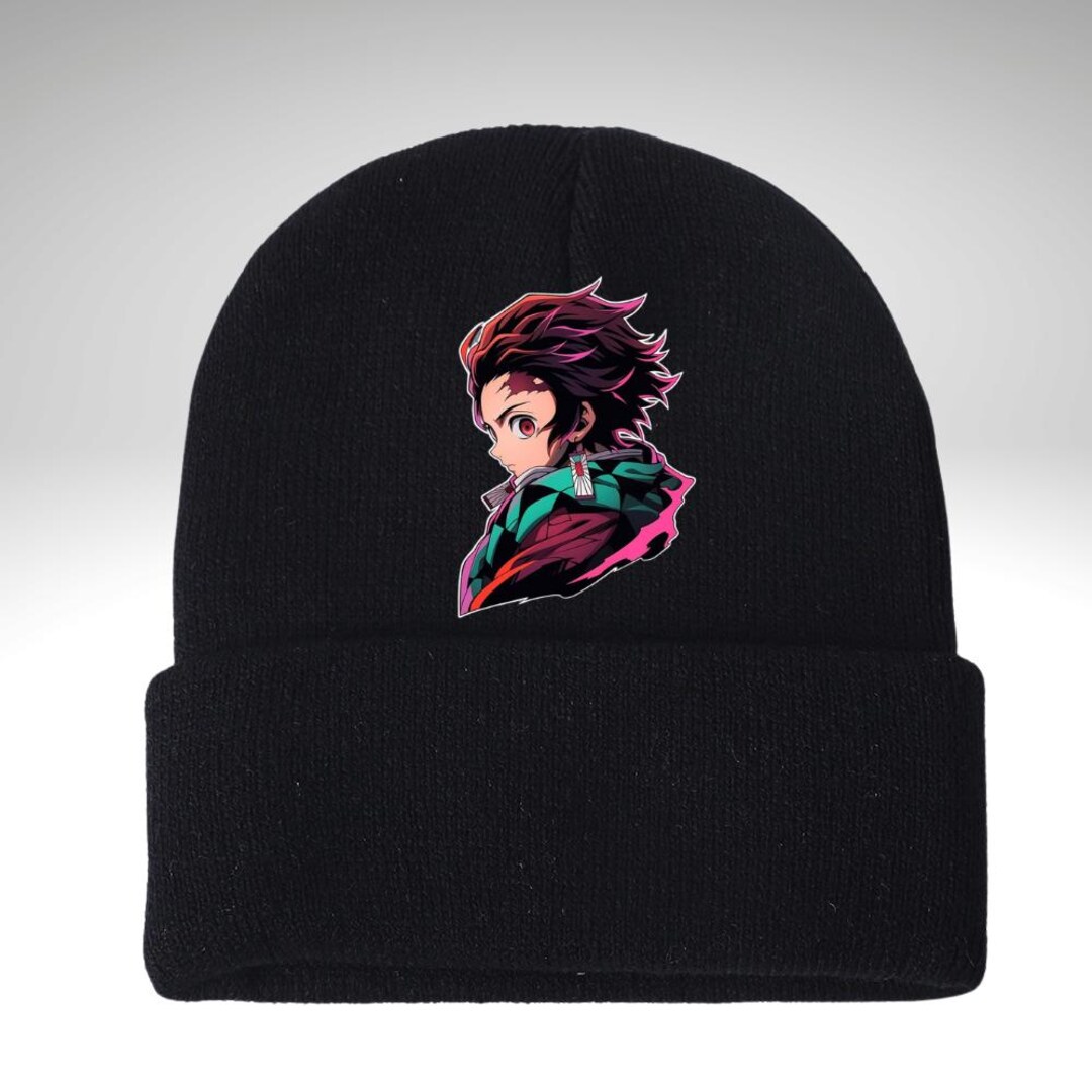 Kimetsu No Yaiba Anime Knit Beanie Hat – Demon Slayer Inspired Winter ...
