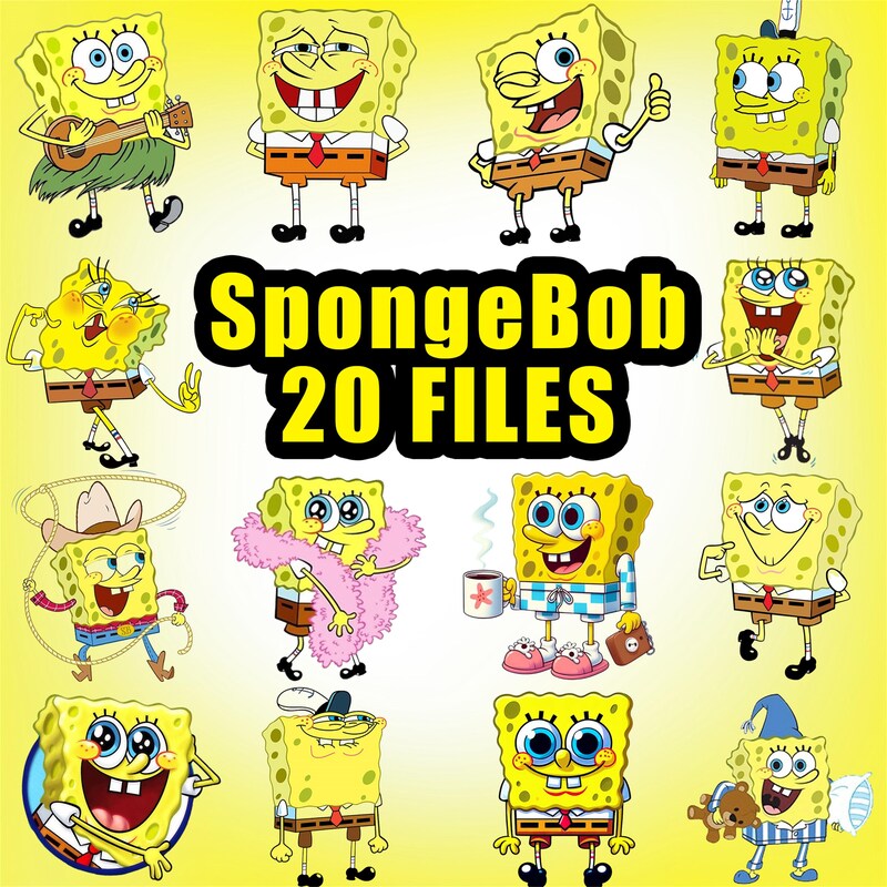 Spongebob License Card - Etsy