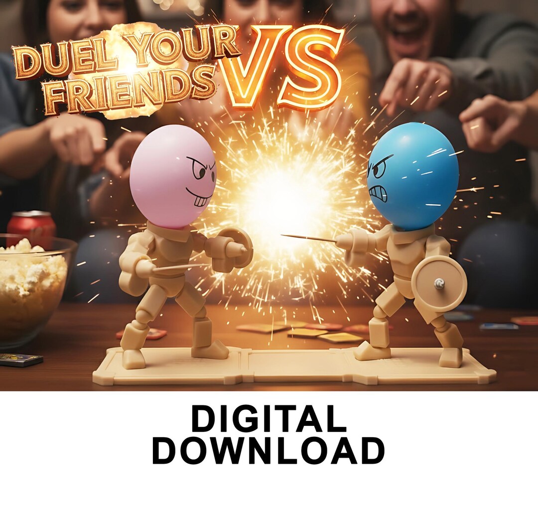3D Print Balloon Brawlers Game | Minimalist Edition (digital Download ...