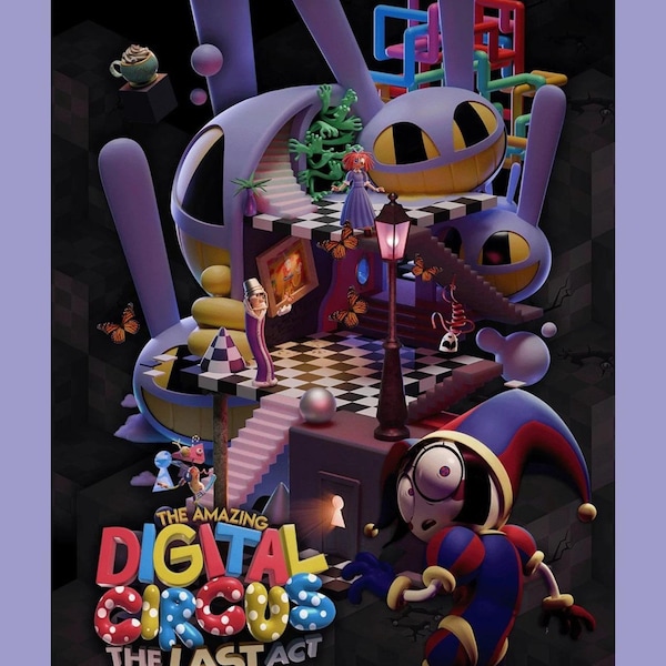 The Amazing Digital Circus Poster - Etsy