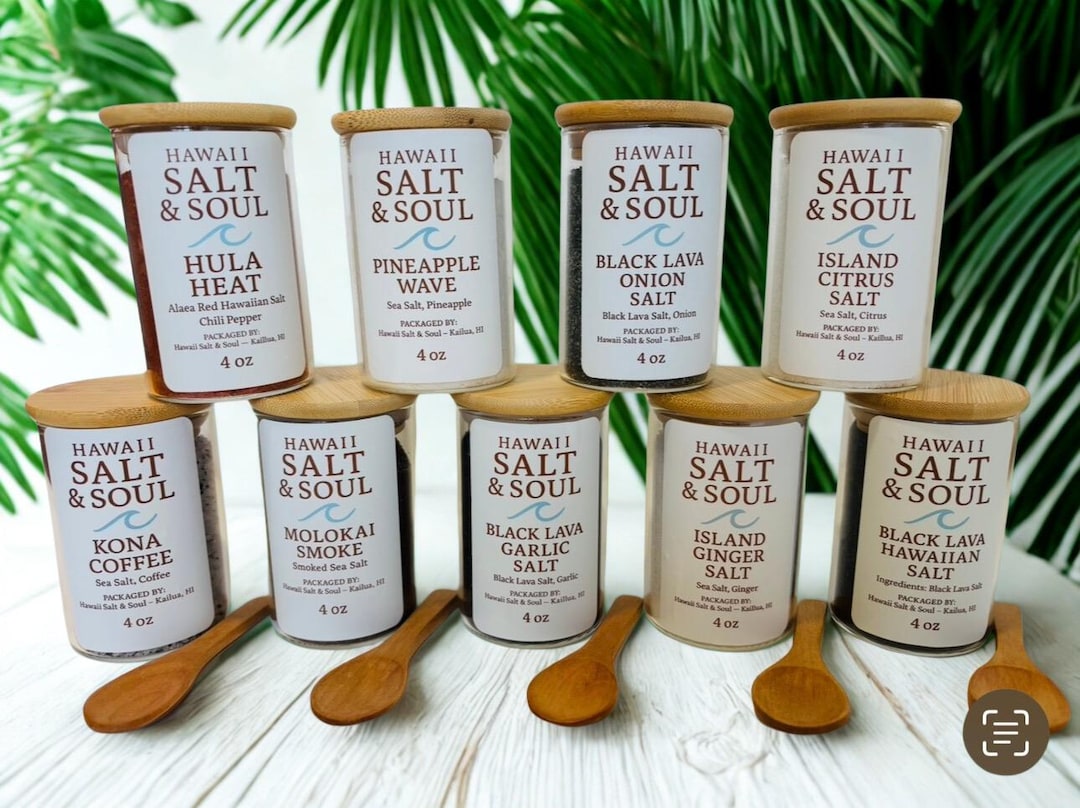 Gourmet Hawaiian Salt Collection (pick Your Flavors) - Etsy