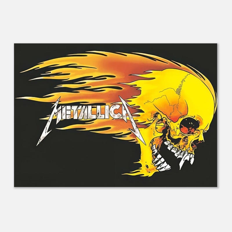 Metallica Poster Paper - Etsy