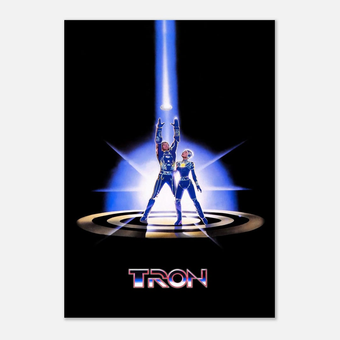 Tron Original Movie Poster - Semi-glossy Futuristic Art Print - Etsy