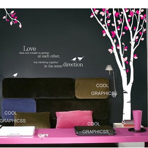 Birch Tree Forest 102 Inches Vinyl Wall Decal Sticker Art - Etsy