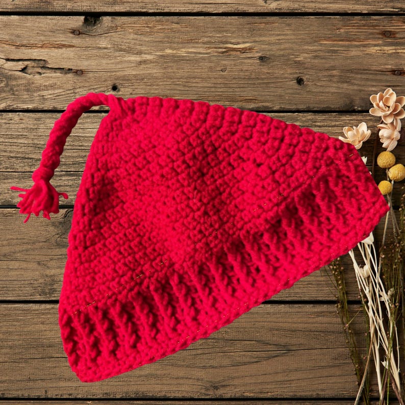 Melt the Ice Hat Crochet Pattern, Y2K Beanie , Resistance Red Beanie ...