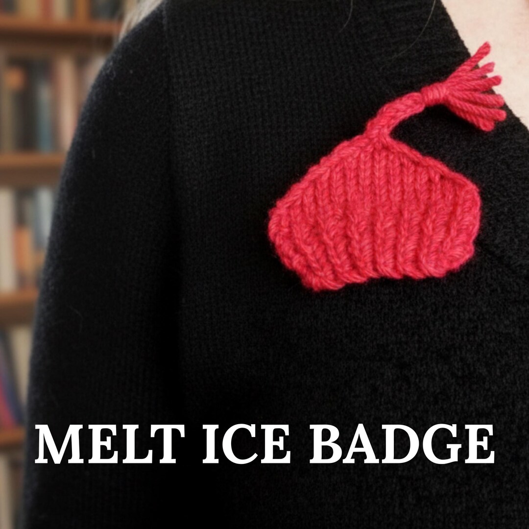 Melt ICE Badge Strickmuster, Einfacher St Patrick's Day Protest Pin ...