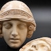 Greek Goddess Athena Mask, Head of Athena With Helmet, Greek Mythology ...