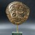 Ancient Greek Mycenean Mask of Agamemnon, Copper 24K Gold Plated Relief ...