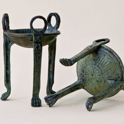 Bronze Bowl With Doves Ancient Greek Metal Vessel Museum - Etsy