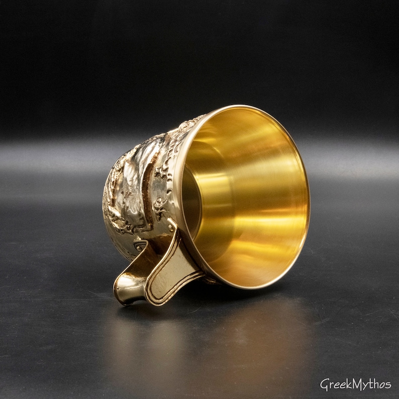 Mycenaean-minoan Gold Big Cup Ancient Greek Artifact Museum - Etsy