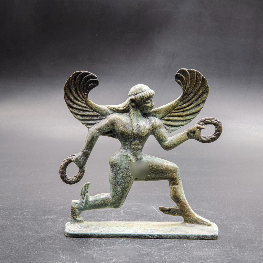 Greek Mythical Creature Gorgon Bronze Statue, Greek Mythology, Small ...
