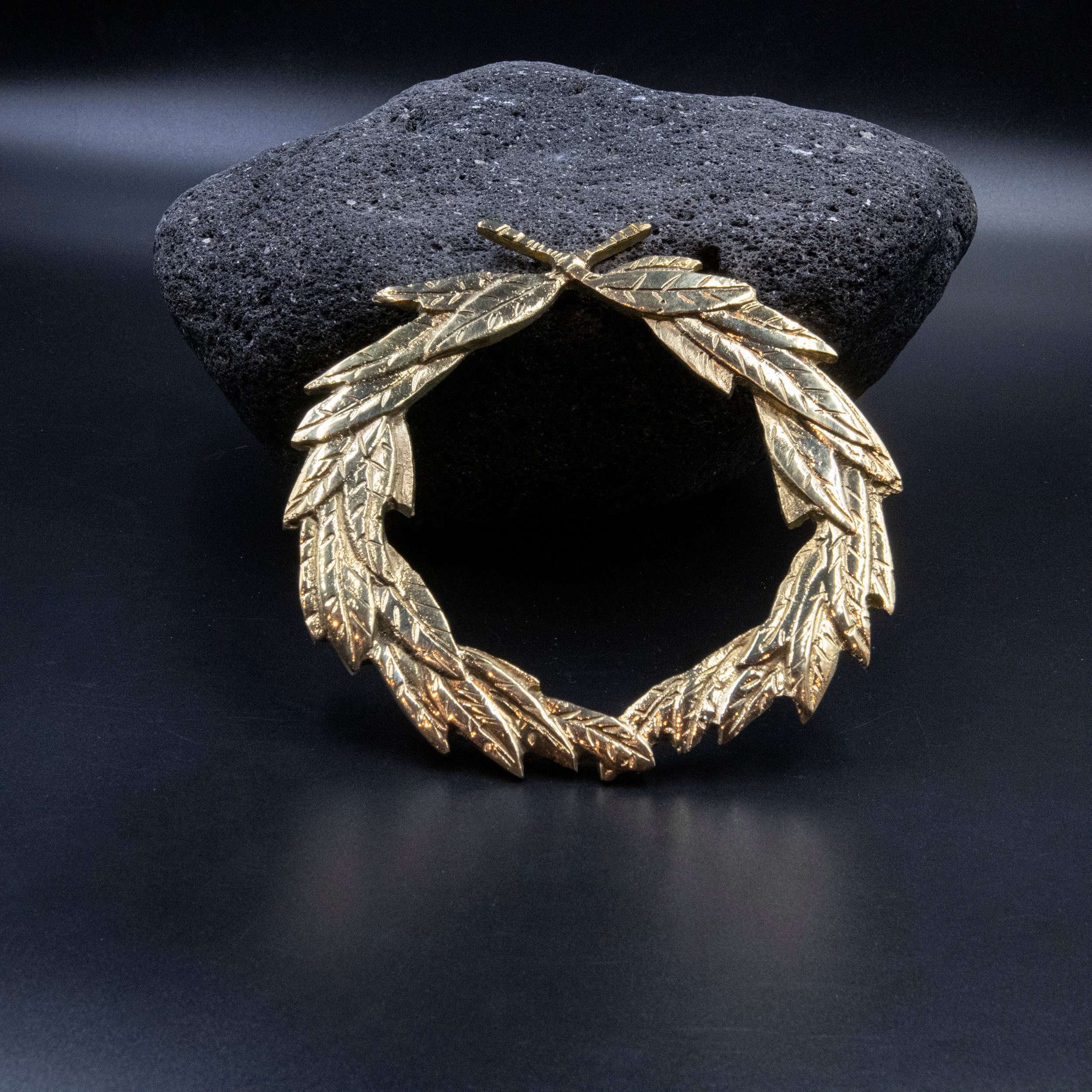 Bronze Olive Wreath Metal Art Wreath Greek Olympic Games Winner Prize bronze-olive-wreath-metal-art-wreath-greek-olympic-games-winner-prize