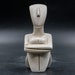 Greek Cycladic Sitting Figurine Minimalist Statue, Abstract Greek ...