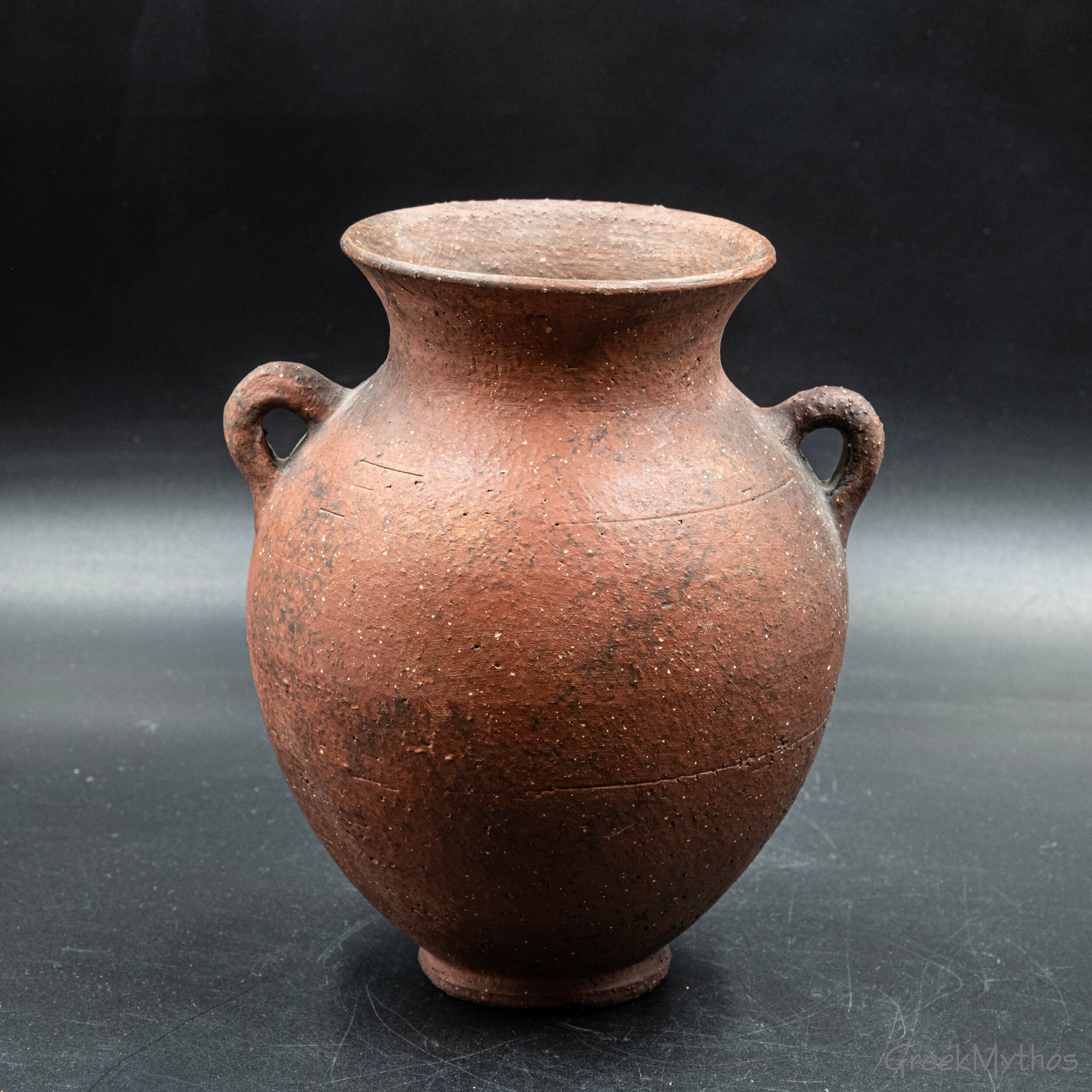 Greek Amphora Two-Handled Terracotta Neolithic Vessel, Ancient Greek ...