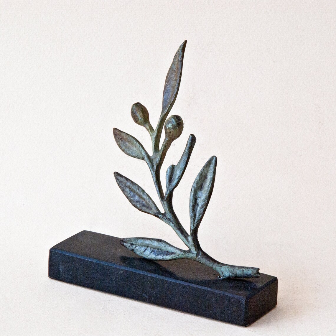 Bronze Olive Branch Metal Art Sculpture Museum Quality Art | Etsy