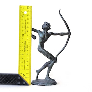 Archer Bronze Statue, Ancient Greek Athlete, Ancient Greece Olympic Games, Metal Art Sculpture ...