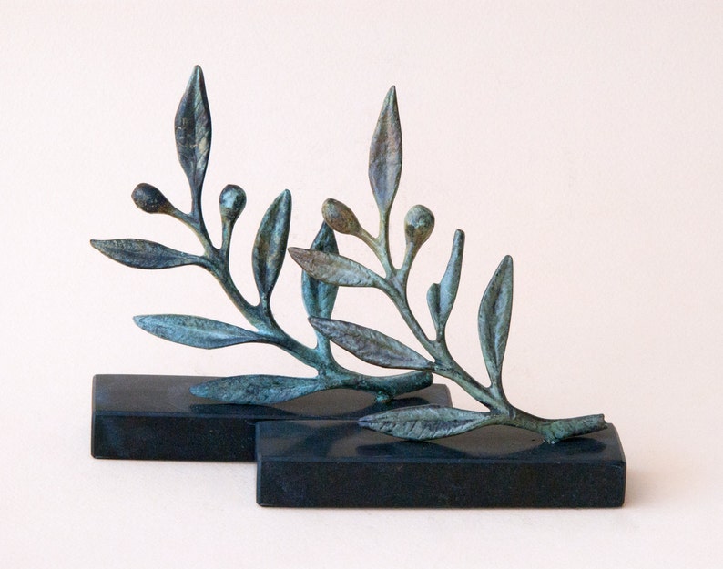 Bronze Olive Branch, Metal Art Sculpture, Museum Quality Art, Greek Art ...