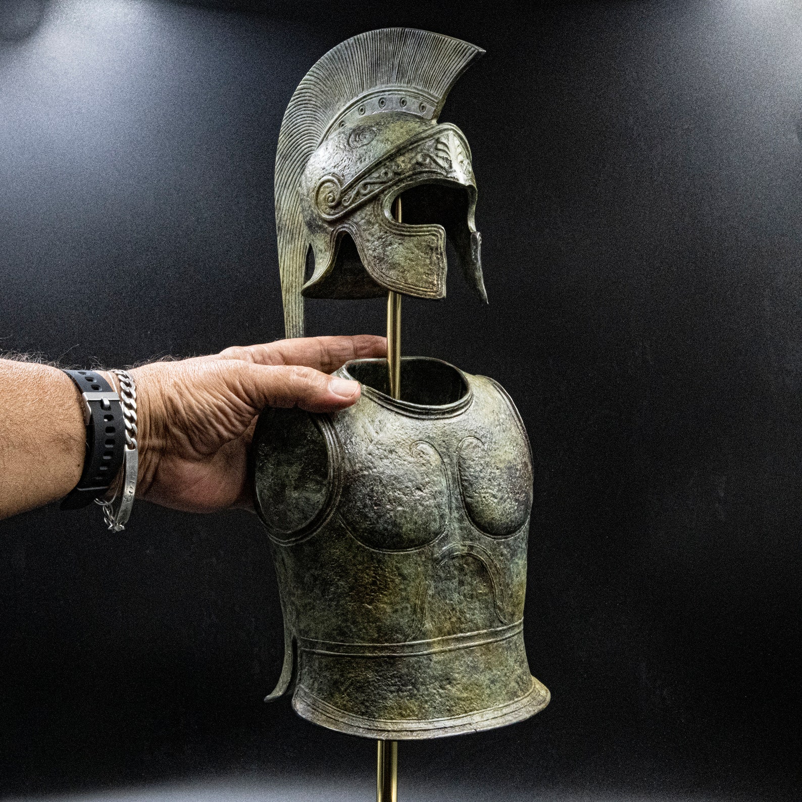 Spartan Warrior Bronze Armor Sculptured Panoply Ancient Greek | Etsy