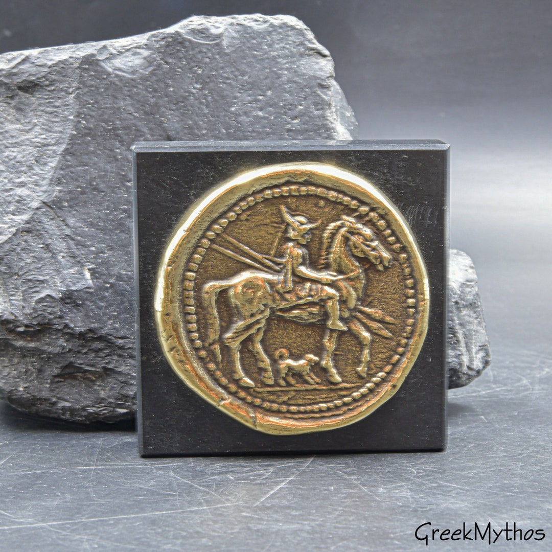 Alexander the Great Coin Paperweight, Ancient Greek Octadrachm Coin ...