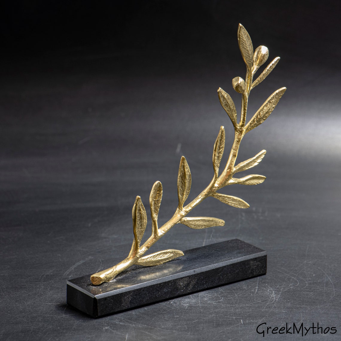 Olive Tree Branch Bronze Sculpture Ancient Greek Goddess - Etsy
