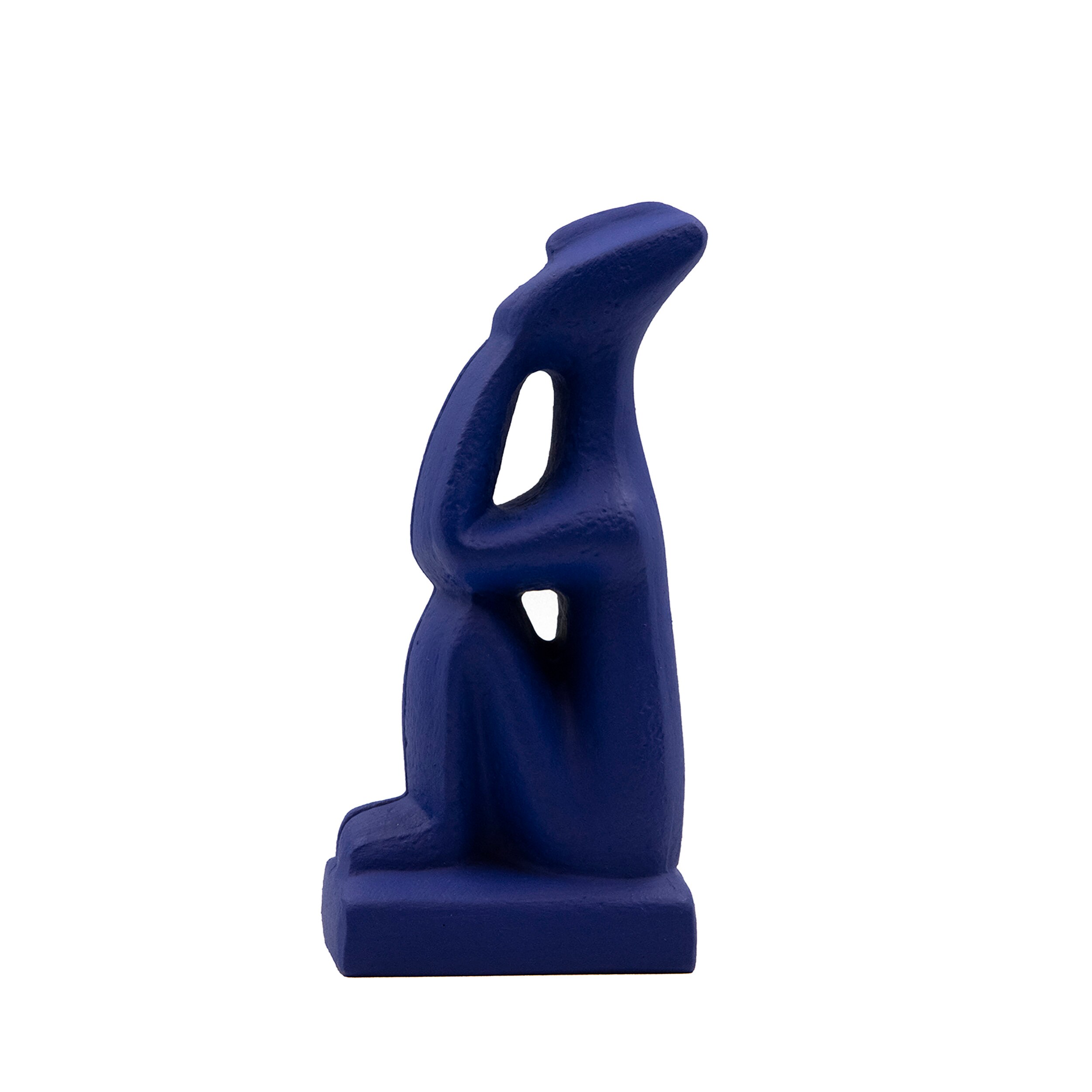 Cycladic Thinker Figure Statue, Ancient Greek Abstract Minimalist ...